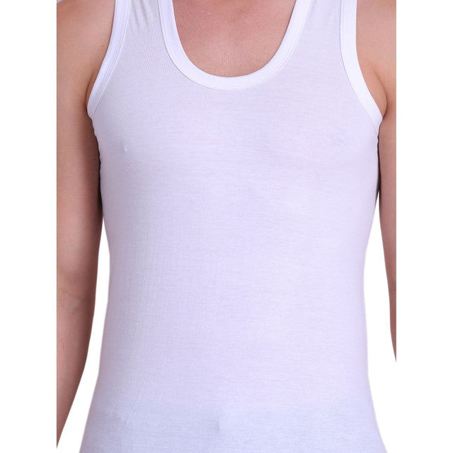 Buy White Innerwear Vest For Men (Pack Of 10) 25% Off: TT Bazaar
