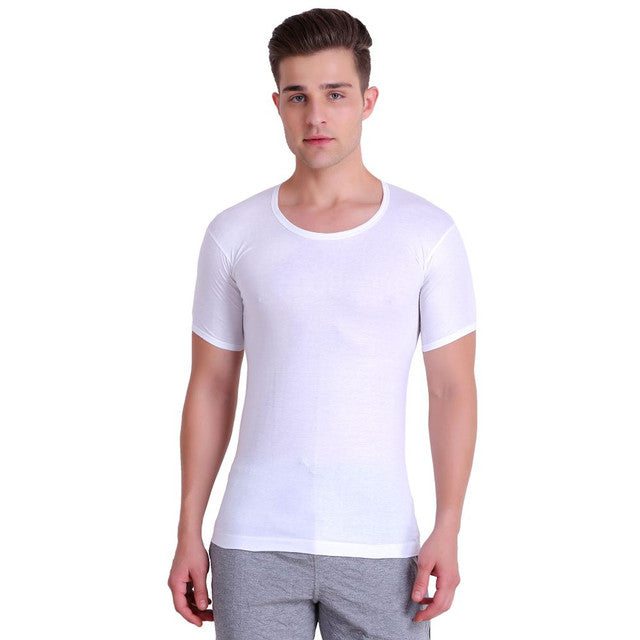 Buy White Innerwear Vest For Men (Pack Of 10): TT Bazaar